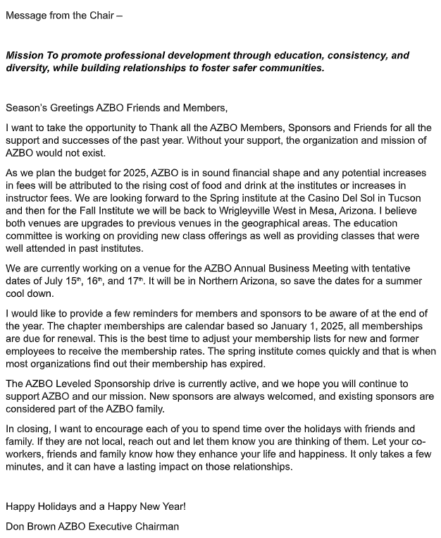 Arizona Building Officials - AZBO